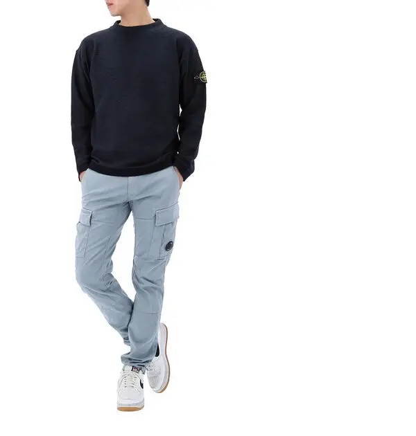 Stone Island Logo Patch Crewneck Jumper