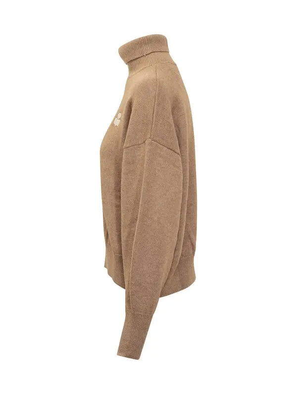 Isabel Marant Étoile Embroidered Logo Turtleneck