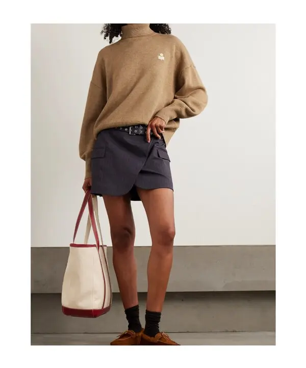 Isabel Marant Étoile Embroidered Logo Turtleneck