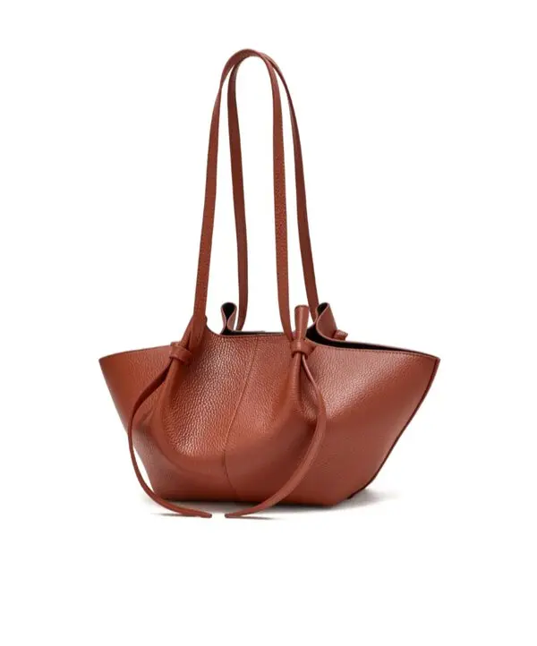 Yuzefi Knotted Handle Tote Bag - Maple