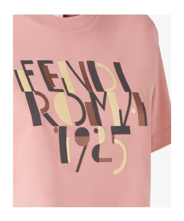 Fendi Cotton T-shirt - Pink