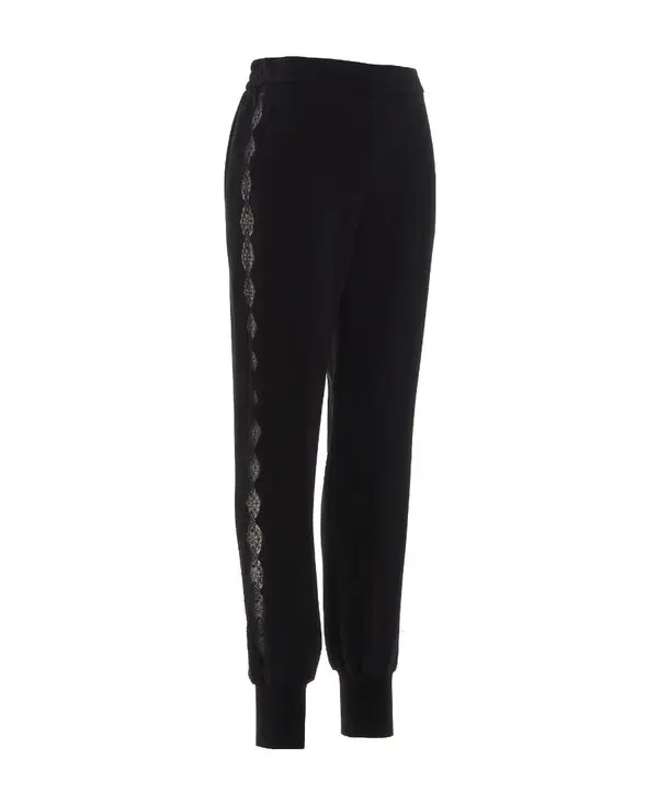 Stella McCartney Lace Trimmed Tapered Trousers