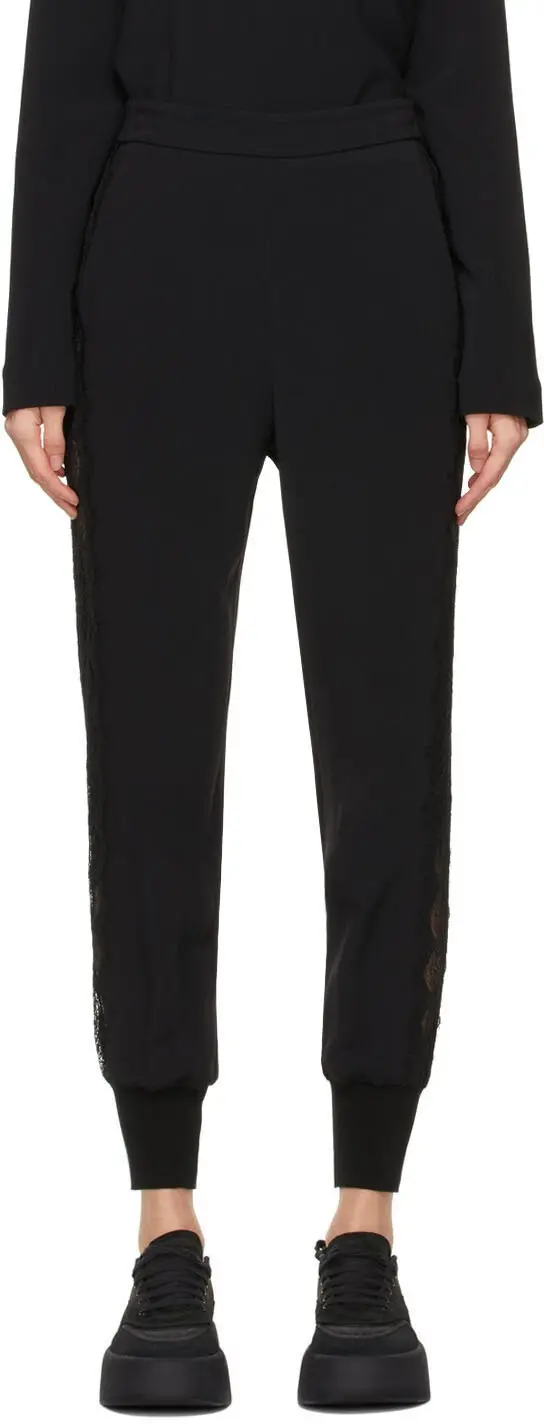 Stella McCartney Lace Trimmed Tapered Trousers