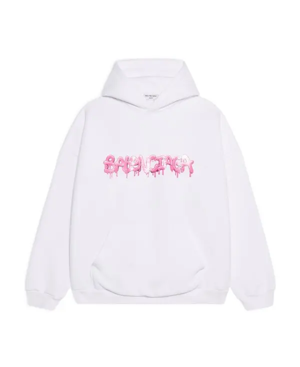 Balenciaga Logo Print Hoodie - No