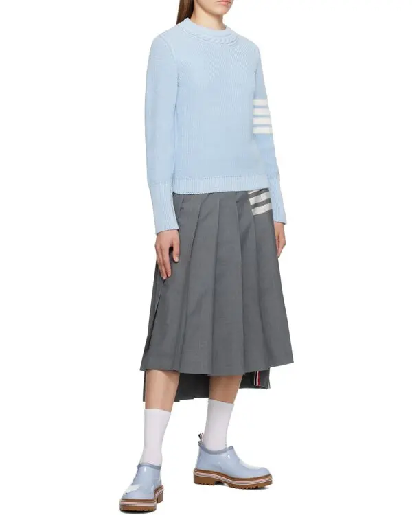 Thom Browne Round Toe Slip-on Boots - Blue