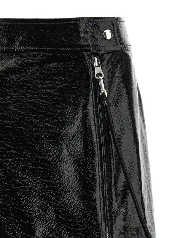 COURREGES Courrèges Zipped Midi Skirt