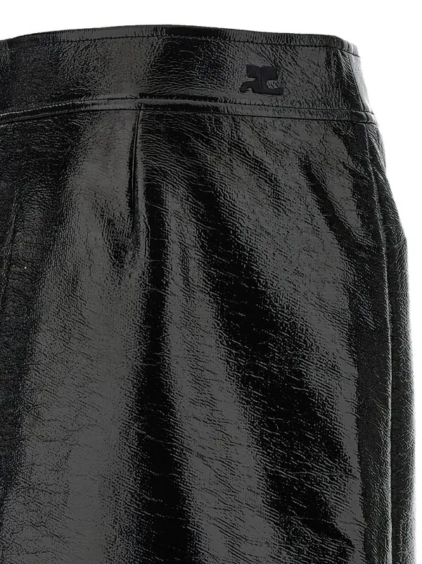COURREGES Courrèges Zipped Midi Skirt