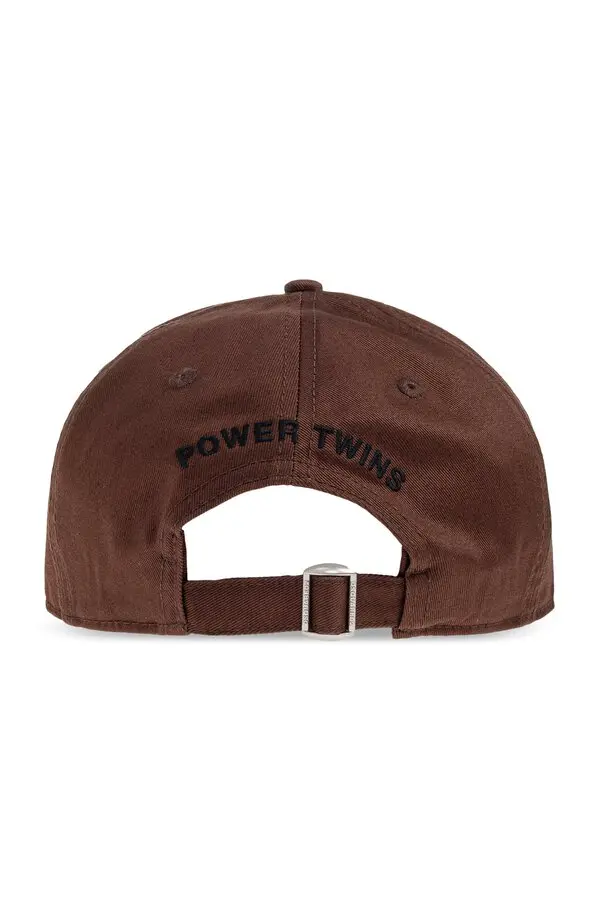 Dsquared2 Logo Printed Distressed Baseball Cap - Brown