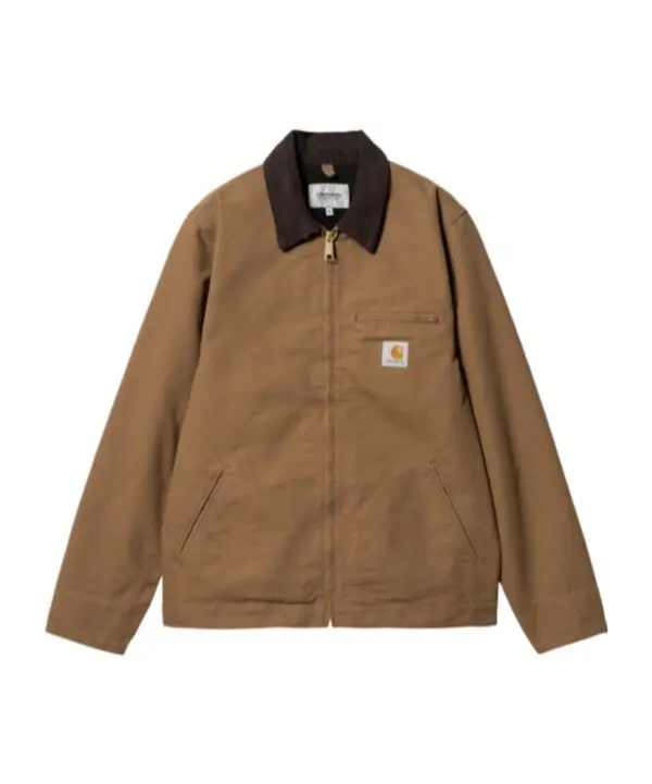 Carhartt Work In Progress Detroit Canvas Zip Jacket - Hamilton Brown / Tobacco