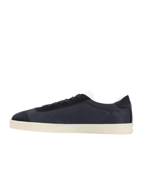 Prada Logo Plaque Lace-up Sneakers - Blue