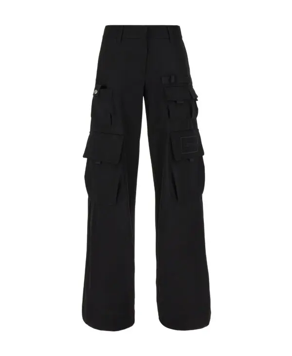 Off-White Cargo Trousers - Black