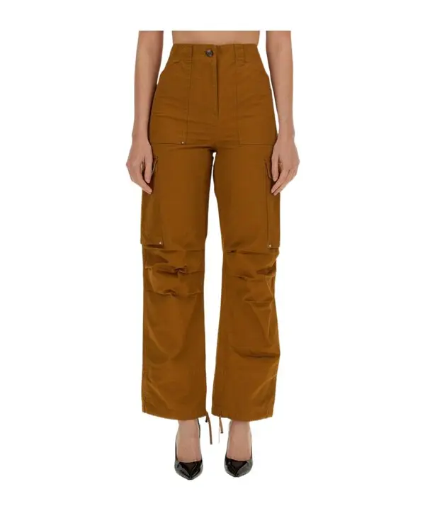 Rabanne Wide-leg Cargo Pants - Brown