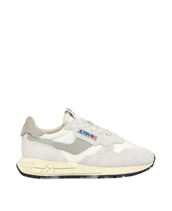 AUTRY Reelwind Low Top Lace Up Sneakers - White