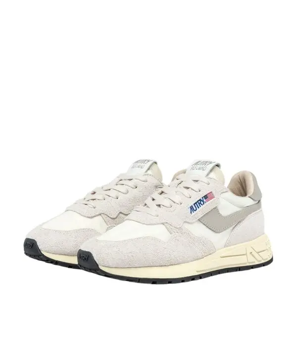 AUTRY Reelwind Low Top Lace Up Sneakers - White