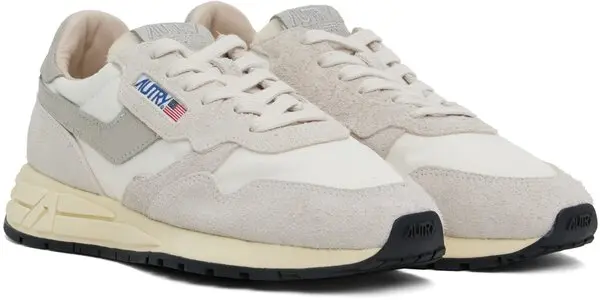 AUTRY Reelwind Low Top Lace Up Sneakers - White