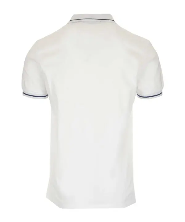 Zegna Logo-embroidered Polo Shirt - White