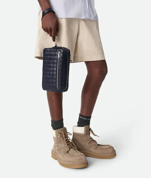 Bottega Veneta Intrecciato Pouch With Wristlet