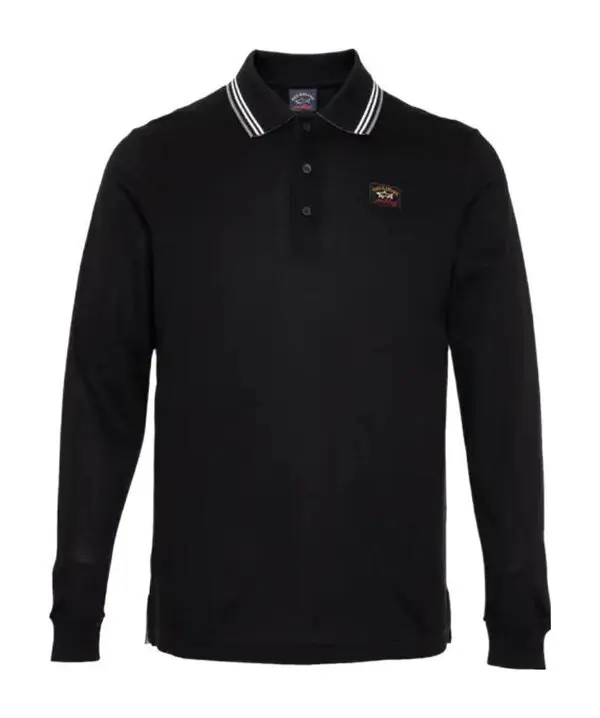 PAUL  SHARK Logo Details Polo Shirt