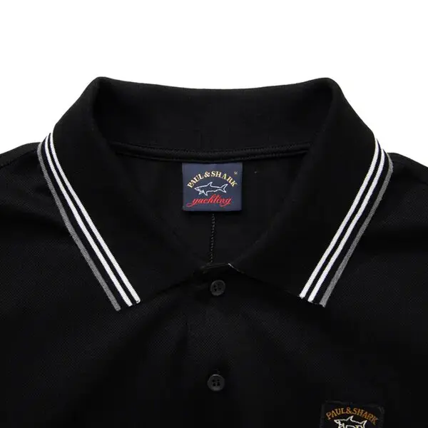 PAUL  SHARK Logo Details Polo Shirt