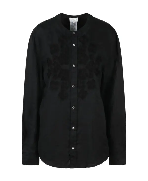P.a.r.o.s.h Embroidered Long-sleeve Shirt