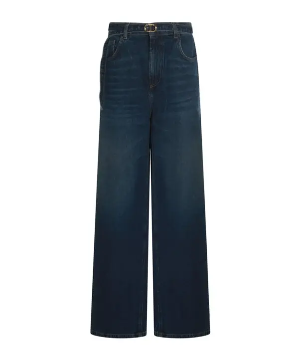 TWINSET Logo-patch Jeans - Black