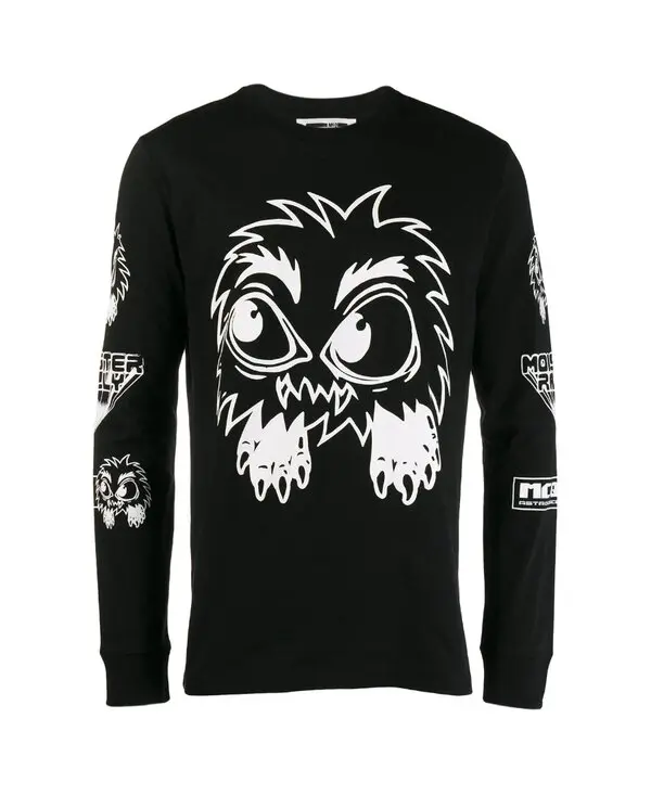 Alexander McQueen Printed Long Sleeve Hoodie