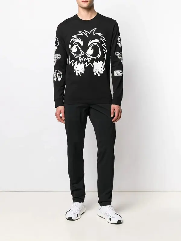 Alexander McQueen Printed Long Sleeve Hoodie