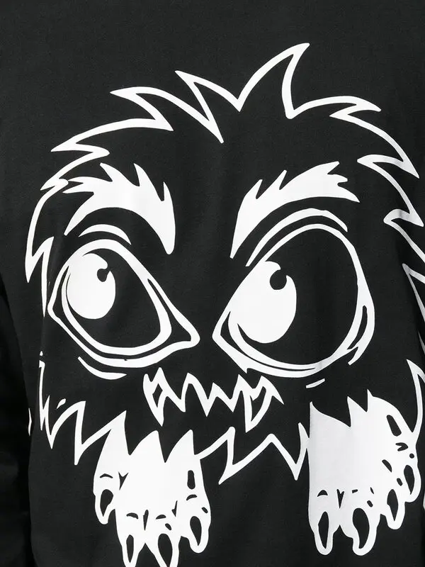 Alexander McQueen Printed Long Sleeve Hoodie