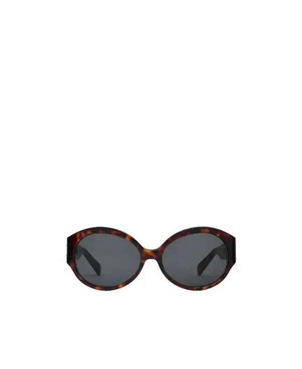 Celine Acetate Triomphe Sunglasses - Black