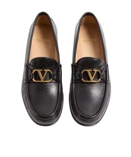 Valentino Garavani Vlogo Signature Slip-on Loafers