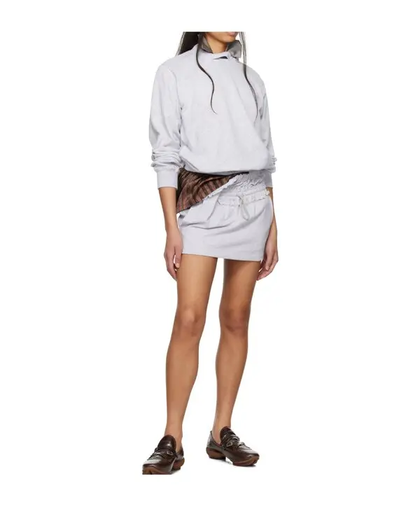 MAGLIANO Asymmetric French Terry Skirt