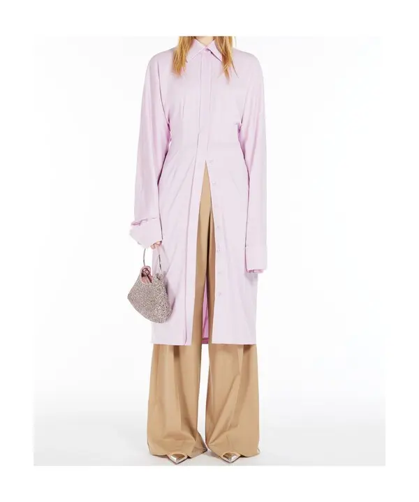 Sportmax Vela Wide Leg Pleated Trousers