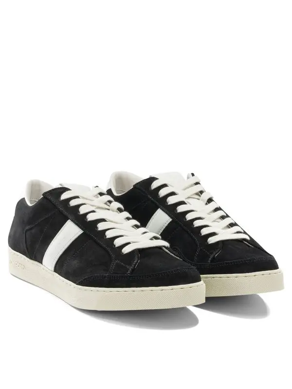 TOM FORD Blake Embossed Logo Sneakers - Black