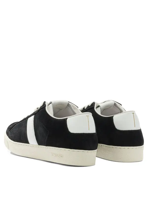 TOM FORD Blake Embossed Logo Sneakers - Black