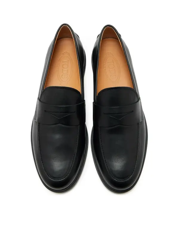 TOD'S Penny Slot Loafers - Black