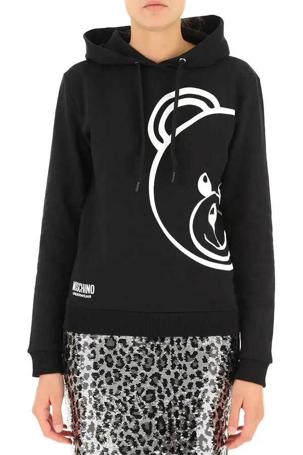 Moschino Printed Teddy Bear Hoodie