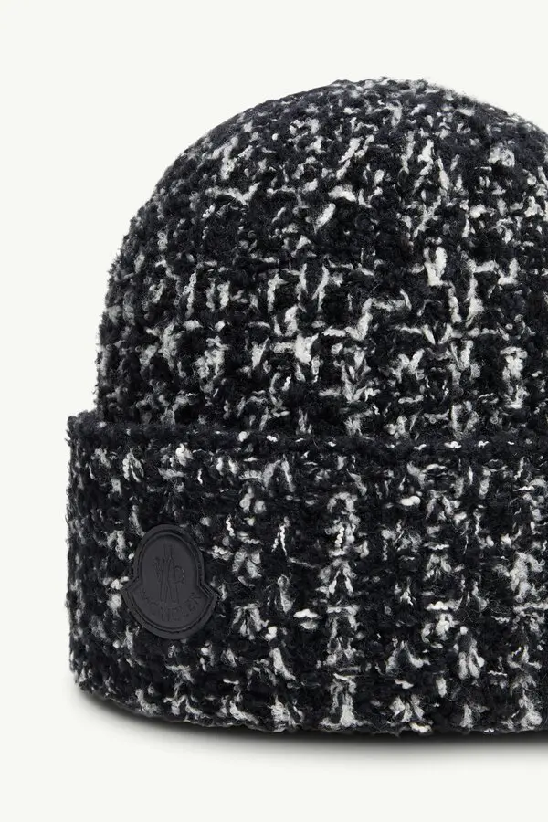 Moncler Wool Cotton Blend Beanie