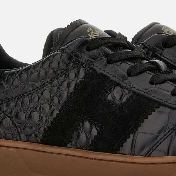 Hogan Embossed Lace-up Sneakers - Black