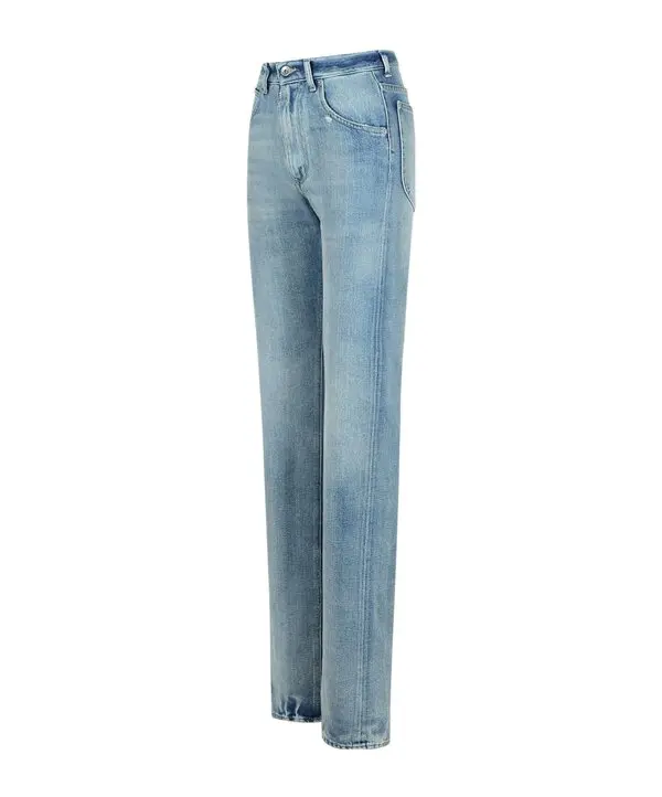 MAISON MARGIELA Logo Detailed Straight-leg Jeans