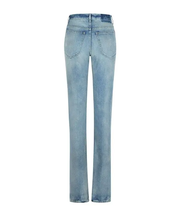 MAISON MARGIELA Logo Detailed Straight-leg Jeans