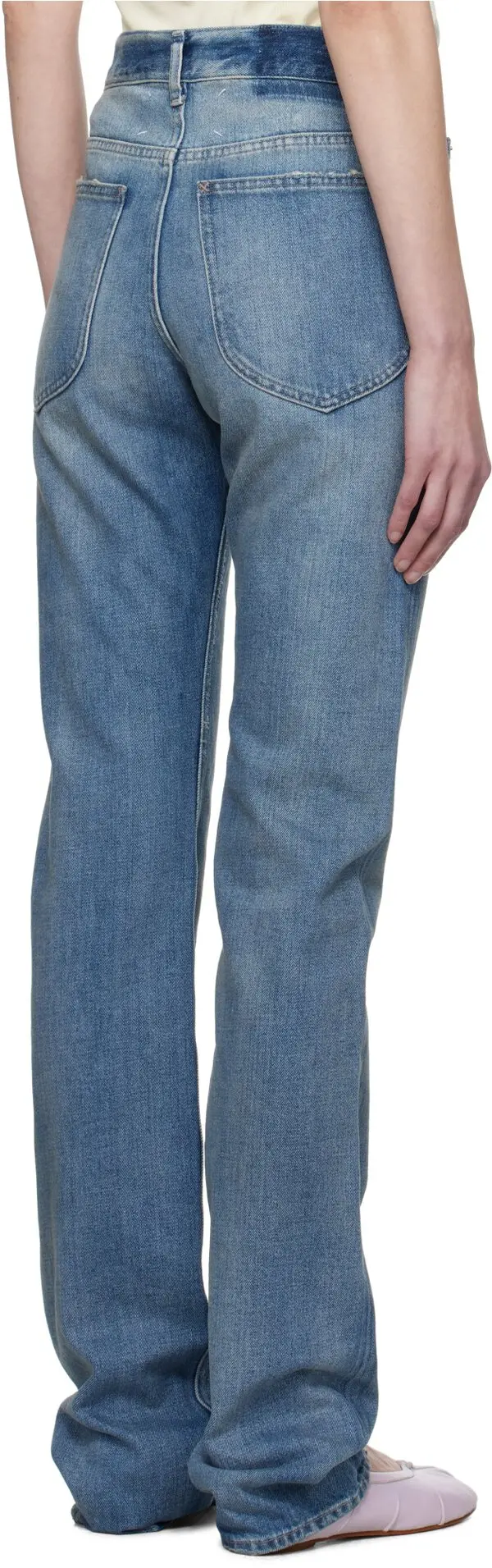 MAISON MARGIELA Logo Detailed Straight-leg Jeans