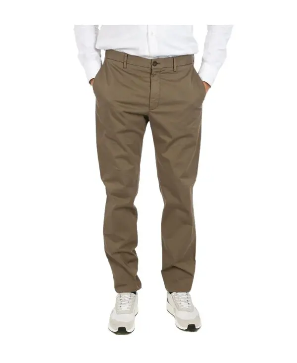 Zegna Logo Casual Pants - Brown