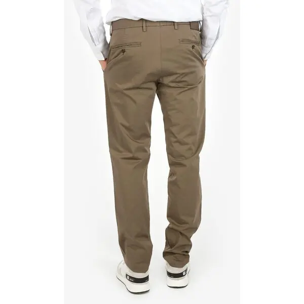 Zegna Logo Casual Pants - Brown