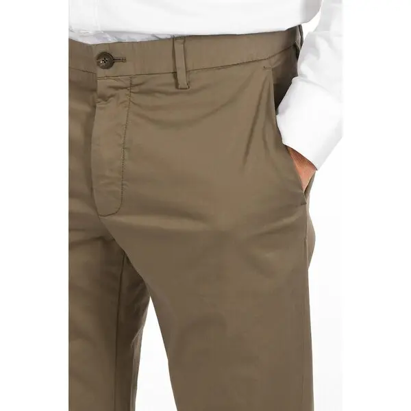 Zegna Logo Casual Pants - Brown