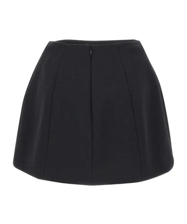 Blumarine Crystal Button A-line Mini Skirt