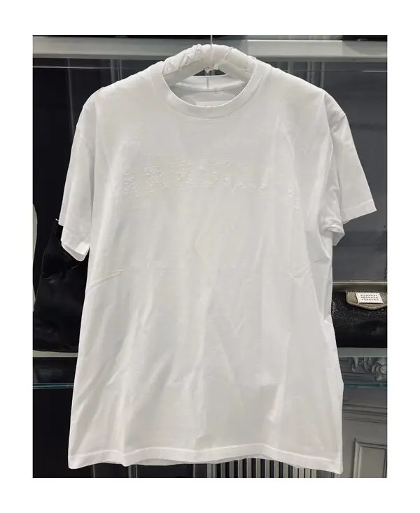 MAISON MARGIELA Logo Detailed Crewneck T-shirt