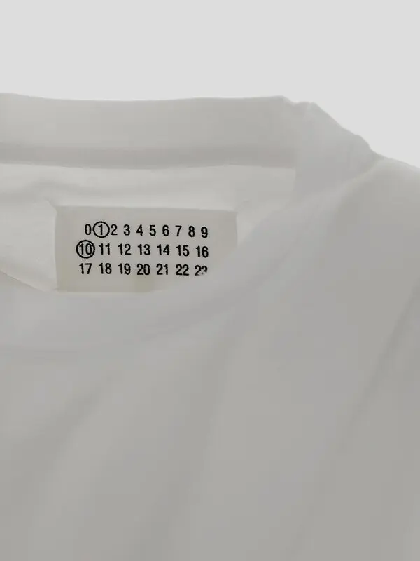 MAISON MARGIELA Logo Detailed Crewneck T-shirt