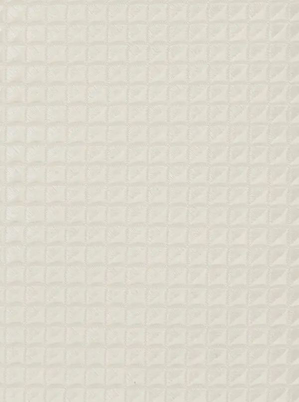 Emporio Armani All Over Check Motif Tie - White