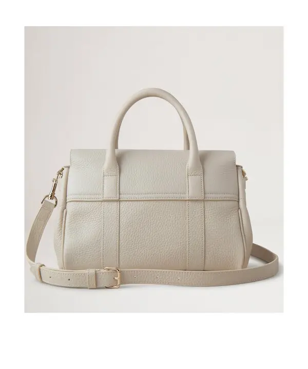 Mulberry Bayswater Foldover Top Small Tote Bag - Nude