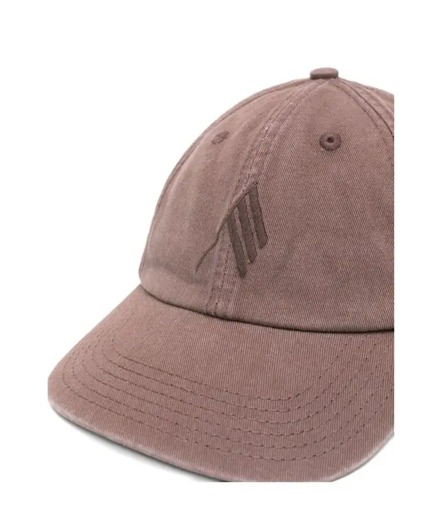 Attico Logo Embroidered Baseball Cap - Brown